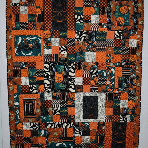 Halloween Quilt - Etsy