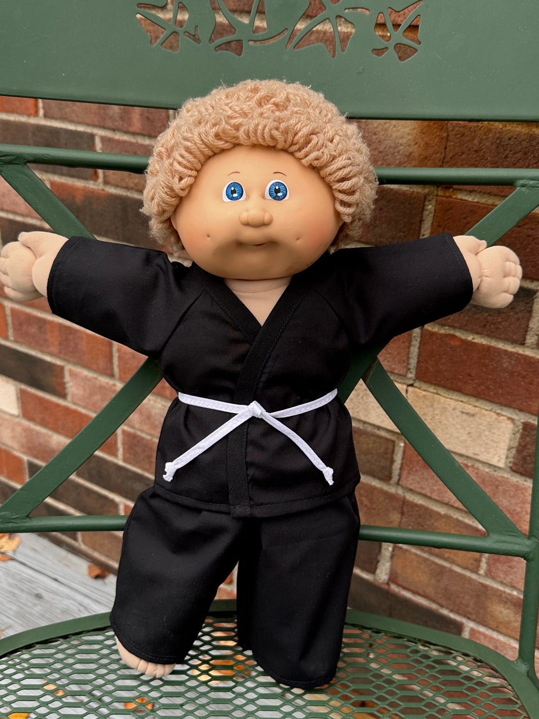 Cabbage Patch Doll Clothes Karate Uniform Black, Kid 16" (doll Not for ...
