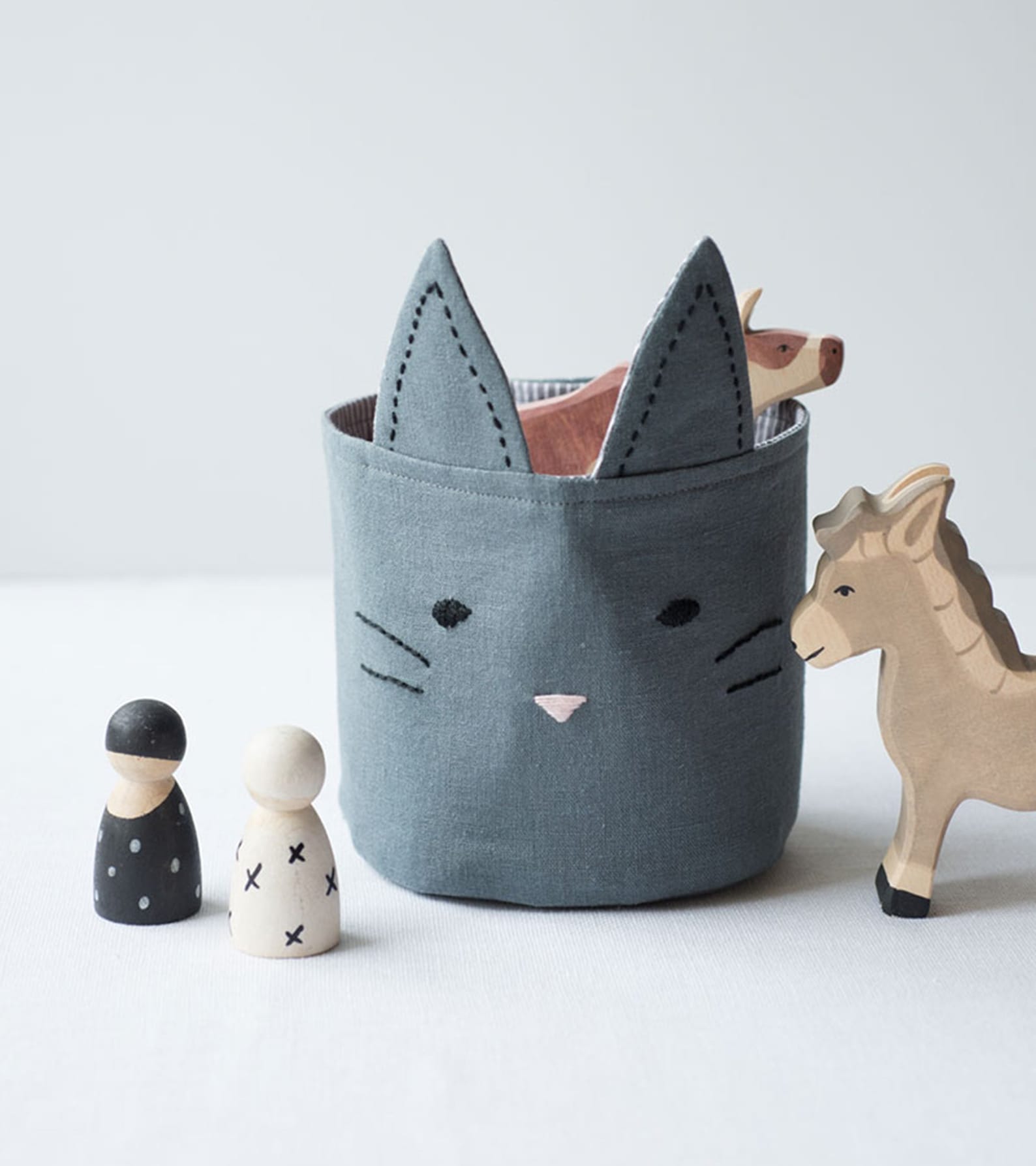 Simple Fabric Cat Basket Sewing Tutorial PDF - Etsy