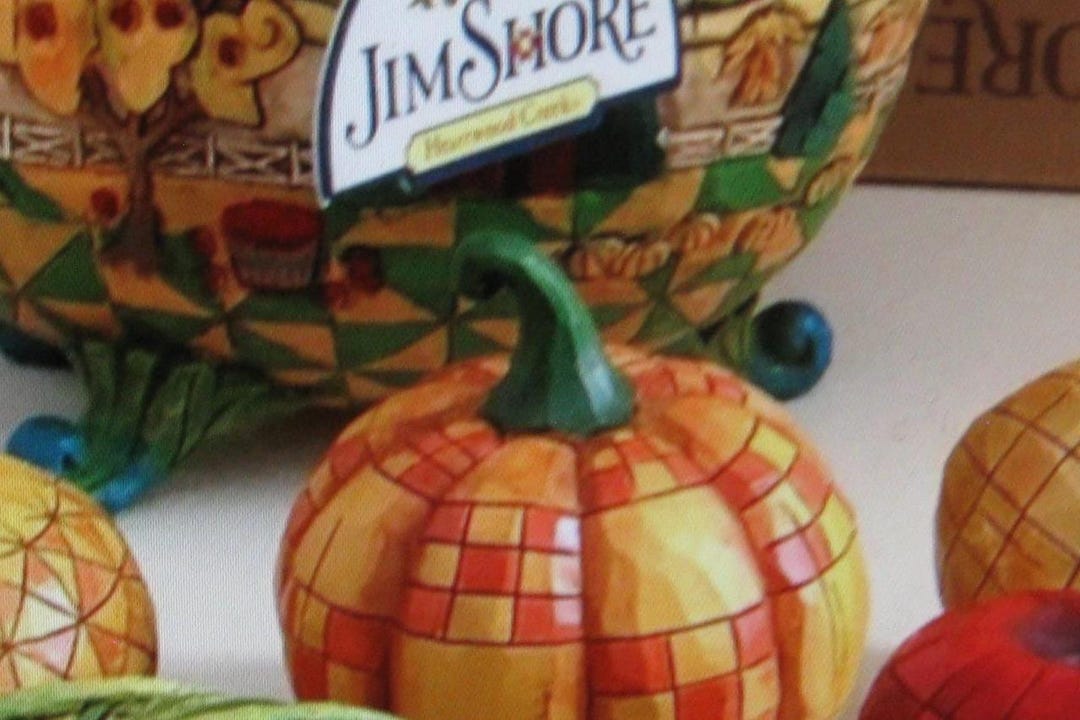 Jim Shore Basket of Plenty 4009015 New in Box - Etsy