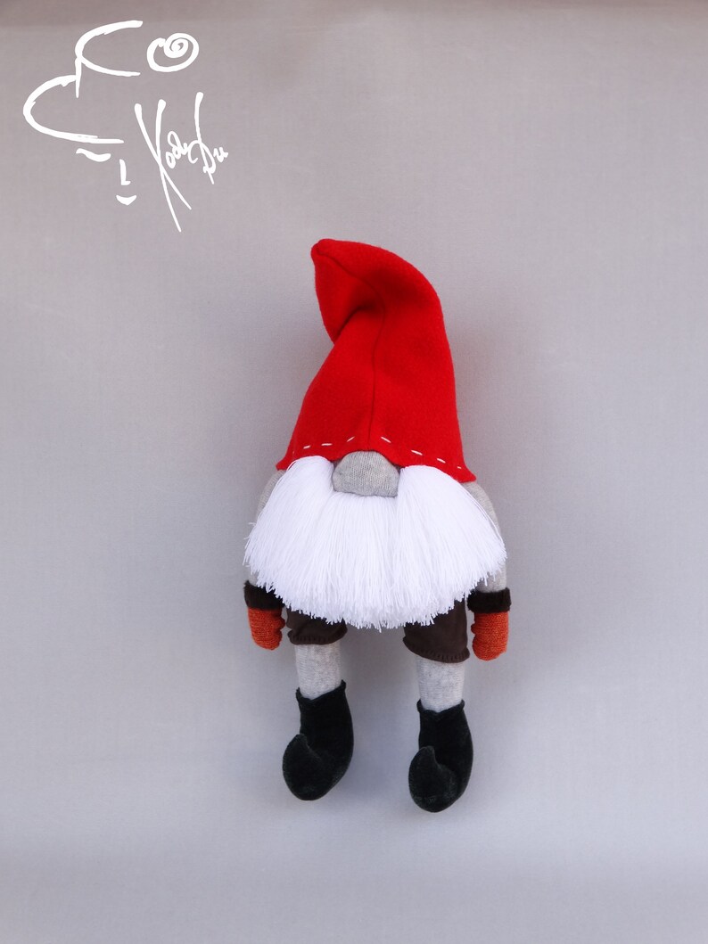 Fabric Christmas gnome Christmas dwarf Textile Gnome doll | Etsy