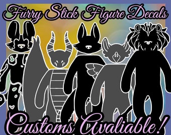 Furries Ruin EVERYTHING Decal Furry Fandom, Anthropomorphic Vinyl Decal ...