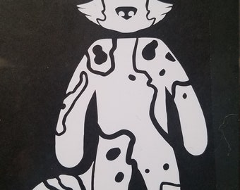 Stick Figure Wolf - Etsy