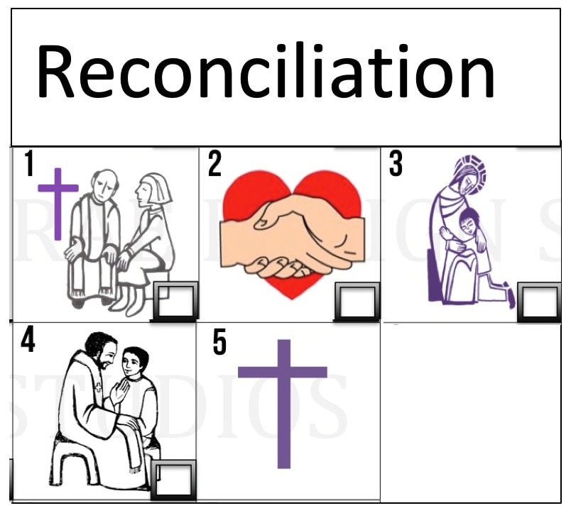 Reconciliation Sacrament Symbols