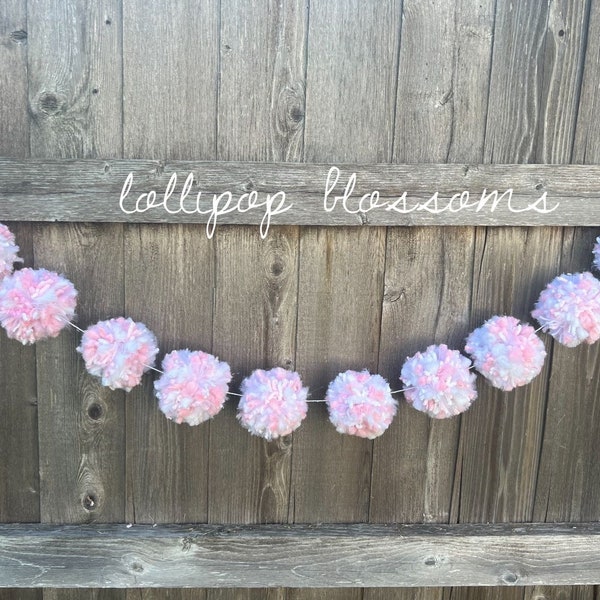 Pom Pom Banner - Etsy
