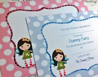 Fairy certificate | Etsy