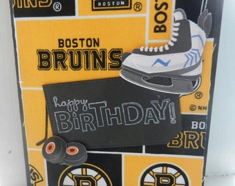 Hockey birthday card | Etsy