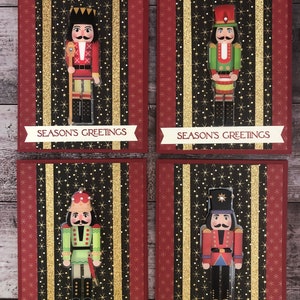 Handmade Cards - Nutcracker Holiday Cards - Set of 4 - Etsy