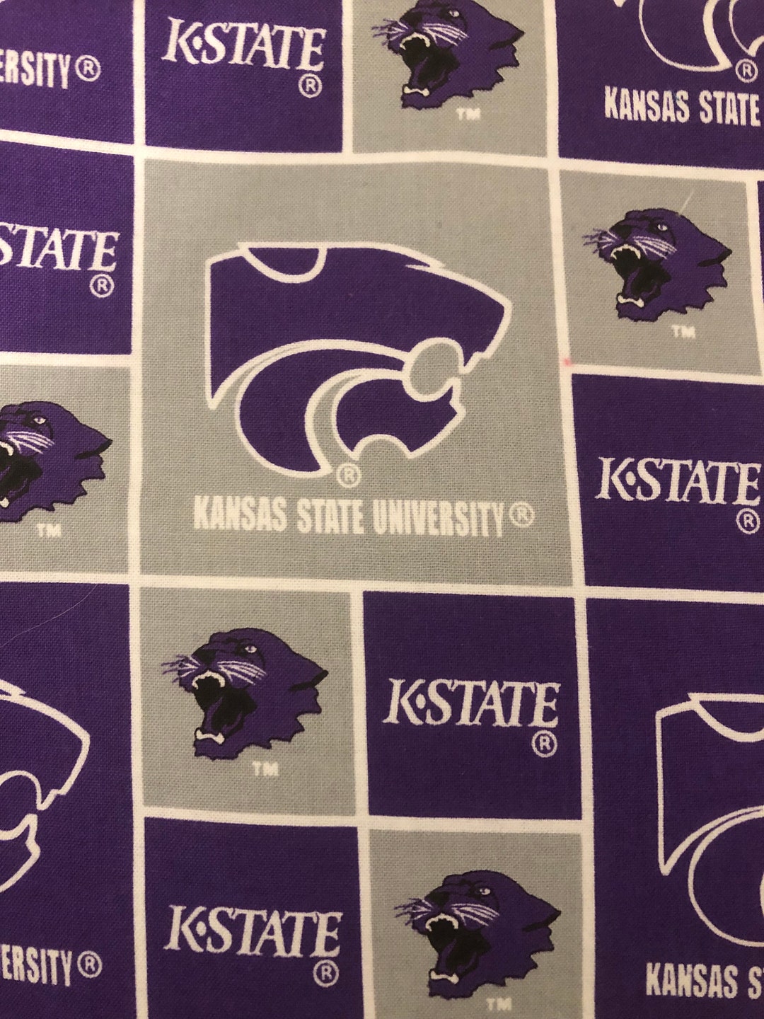 Kansas State University Cotton Fabric - K-state - Etsy