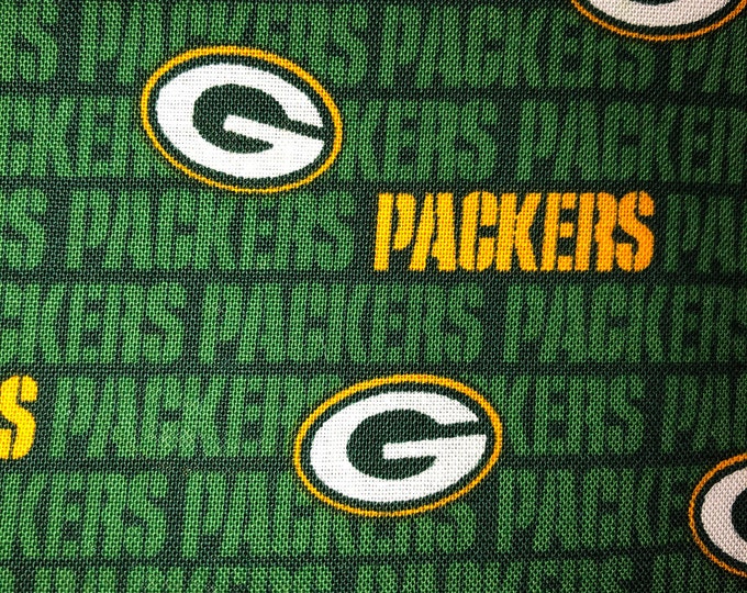 Green Bay Packers Fabric - Etsy