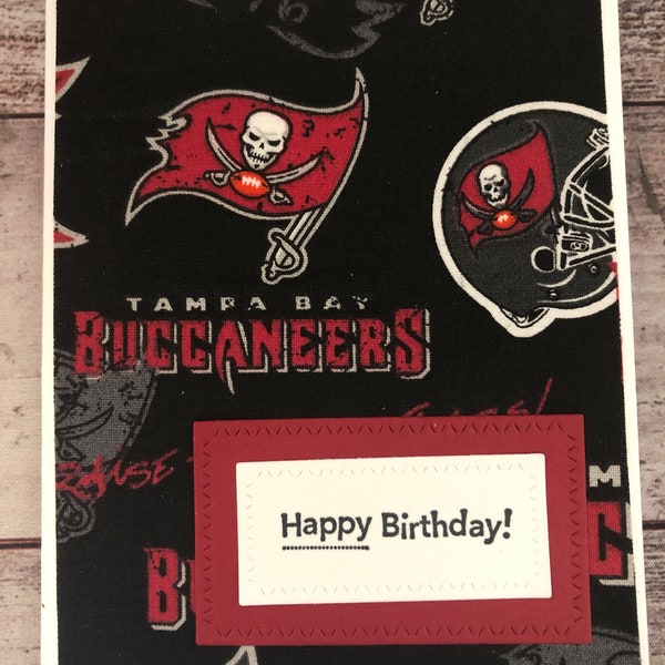 Tampa Bay Buccaneers Birthday Card - Etsy