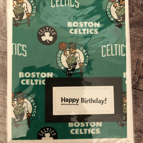 Boston Celtics Birthday Card - Etsy