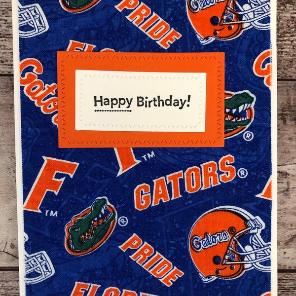 Florida Gators Birthday Card - Etsy