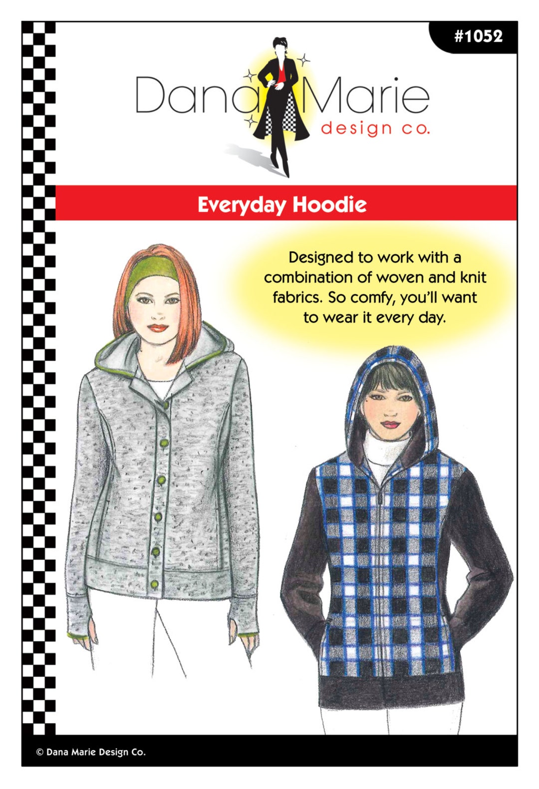 Everyday Hoodie Sewing Pattern - Etsy