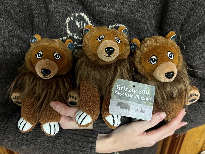 Grizzly 399 Keychain Plush Doll - Etsy