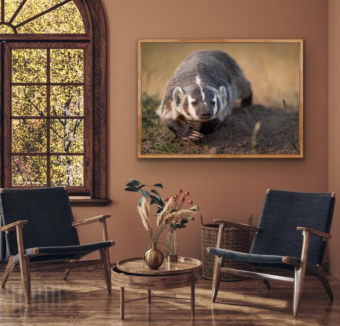 Mother Badger on the Hunt - Giclee Prints - Etsy