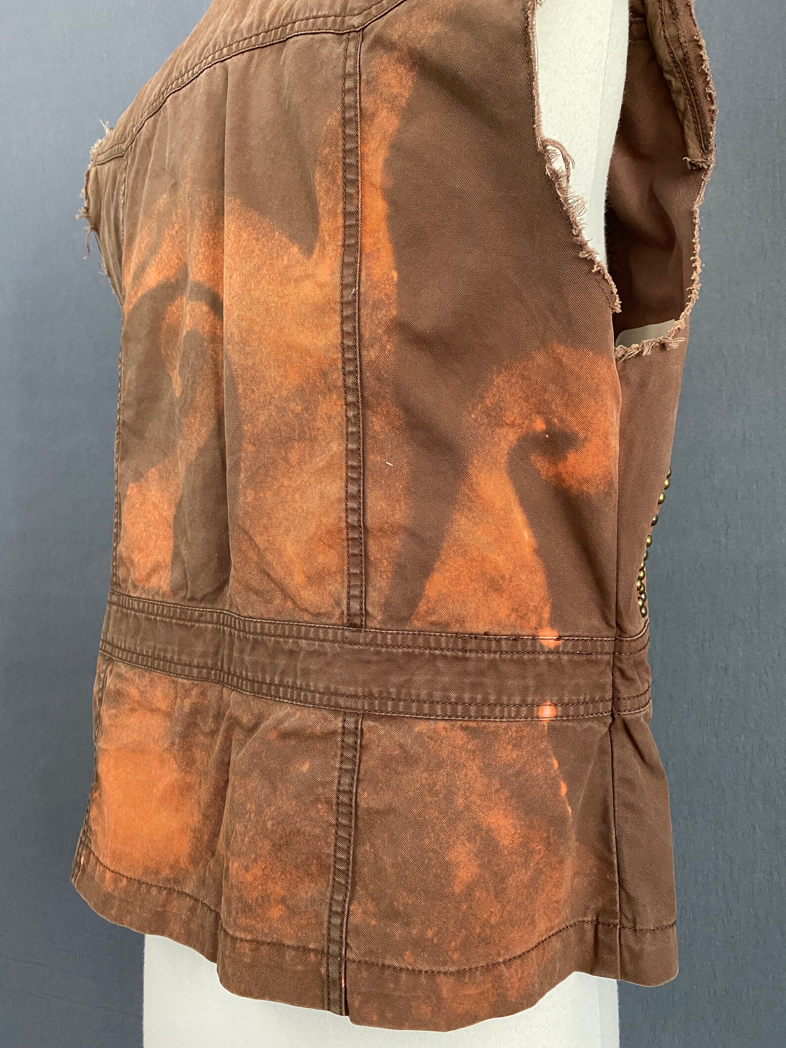 Steampunk Vest W/ Octopus Tentacles in Bleach - Steampunk Waistcoat ...