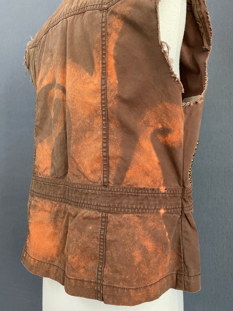 Steampunk Vest W/ Octopus Tentacles in Bleach - Steampunk Waistcoat ...