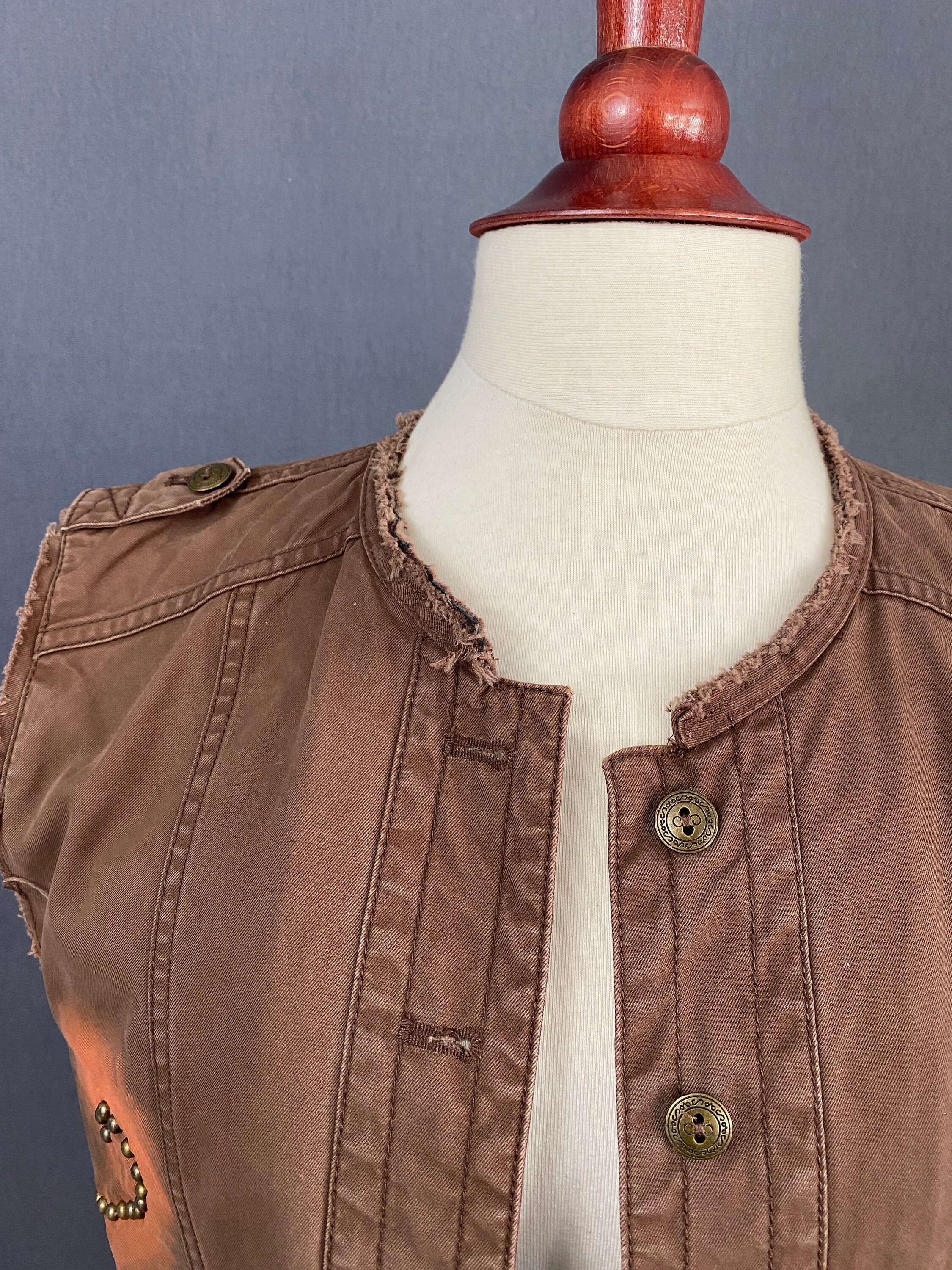 Steampunk Vest W/ Octopus Tentacles in Bleach - Steampunk Waistcoat ...