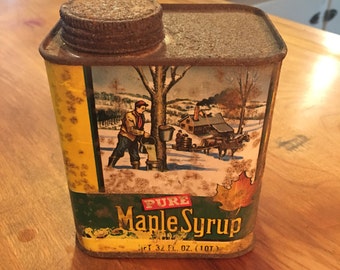 Maple syrup tin | Etsy