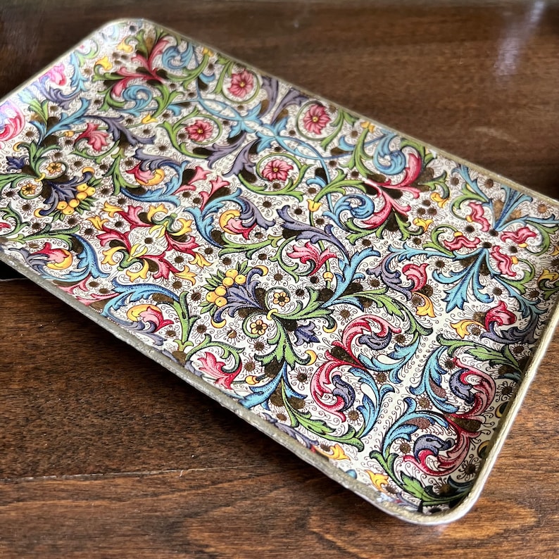 Vintage Japanese Paper Mache Snack / Appetizer Trays - Etsy