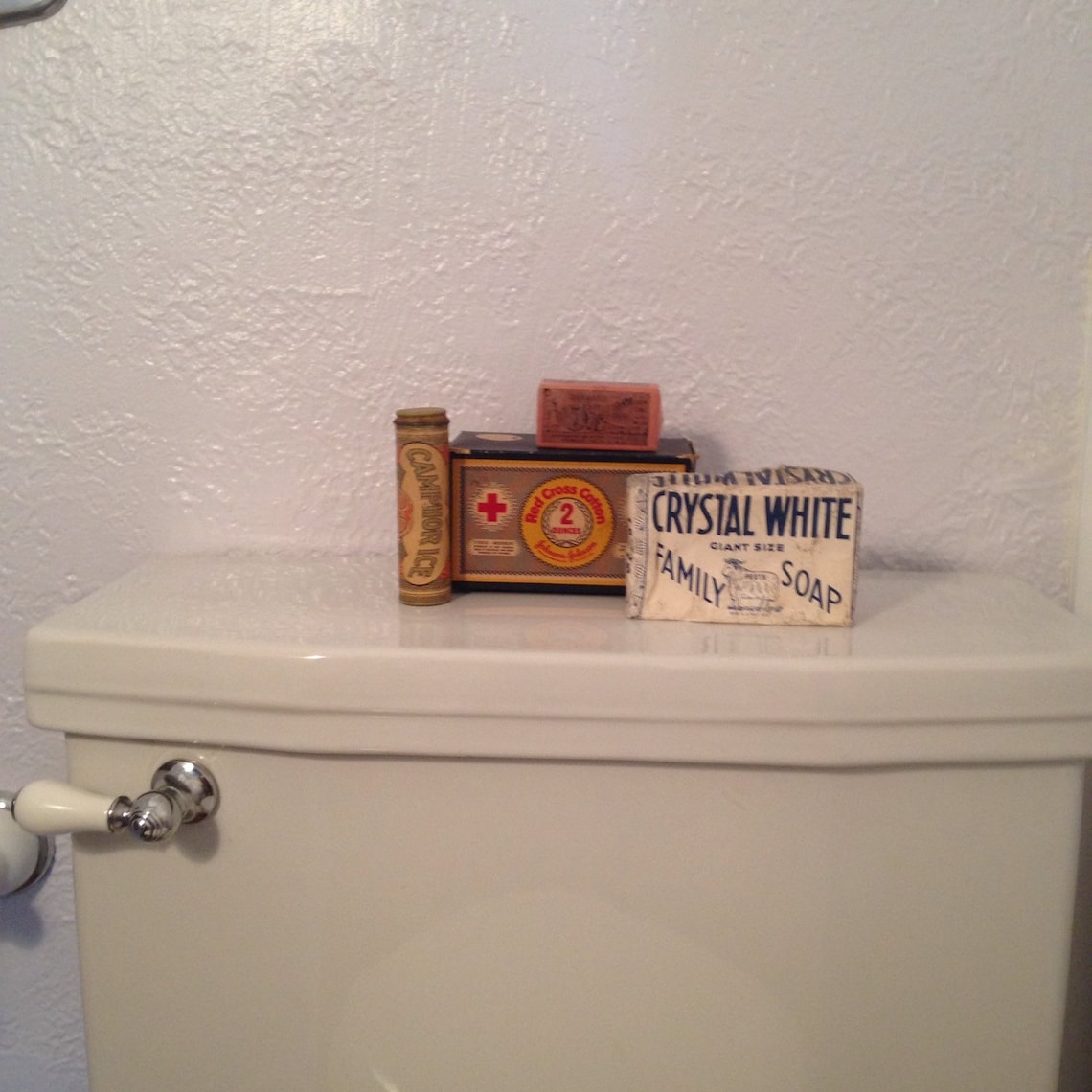 Red Cross Cotton First Aid Advertising for Powder Room - Etsy