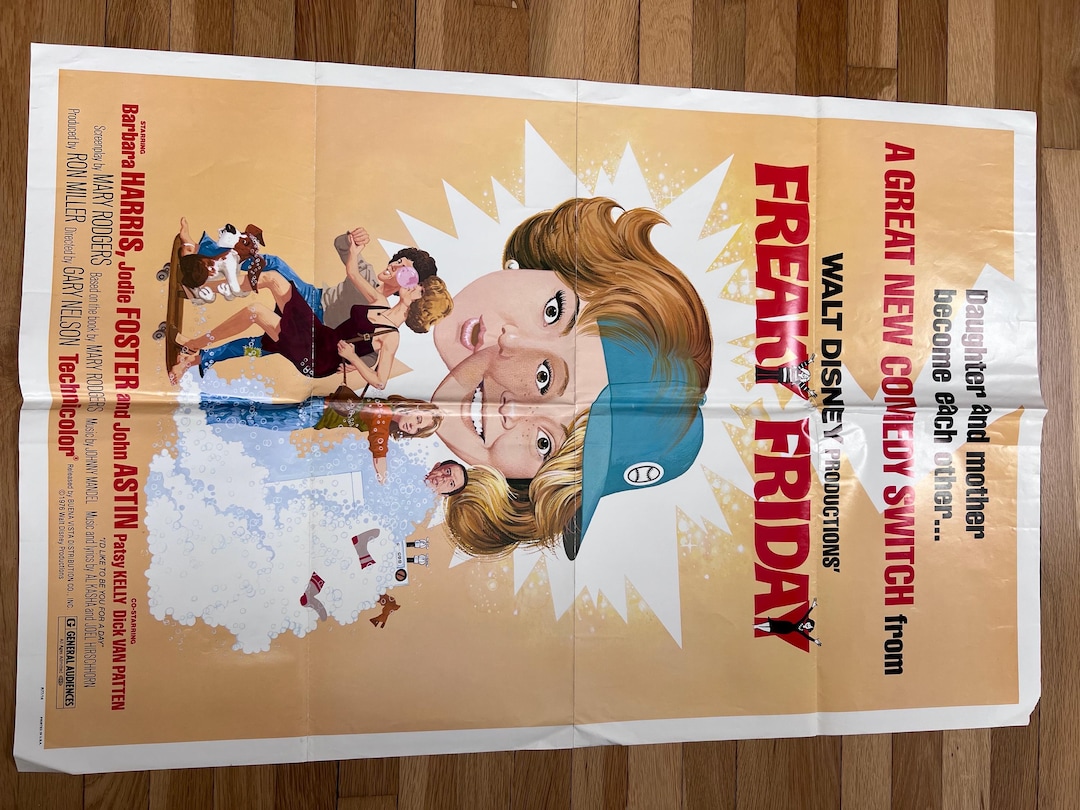 Freaky Friday - Original Folded Theater One Sheet Poster - Etsy