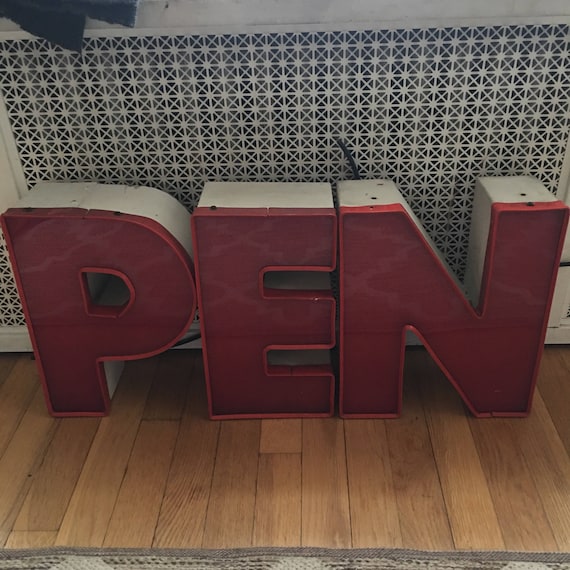 Letters Sign Signage | Etsy