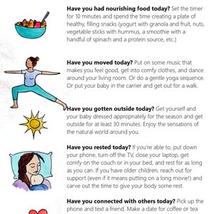 Postpartum Wellness Slides/ Set 2/ Slides 5-10/ Pdfs/ Midwife/ Doula ...