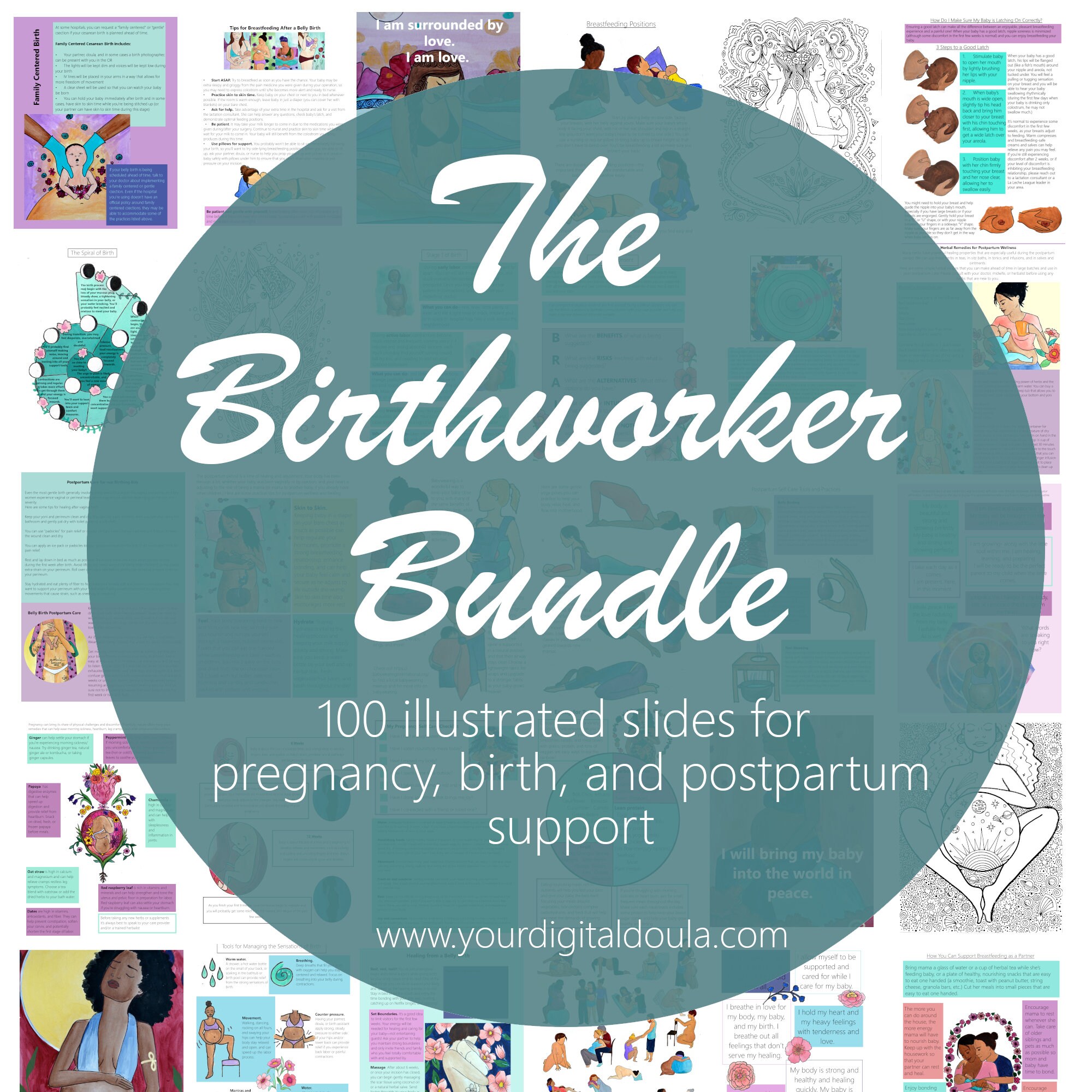 DIGITAL The NEW Birthworker Bundle/ Childbirth Education/ Breastfeeding ...