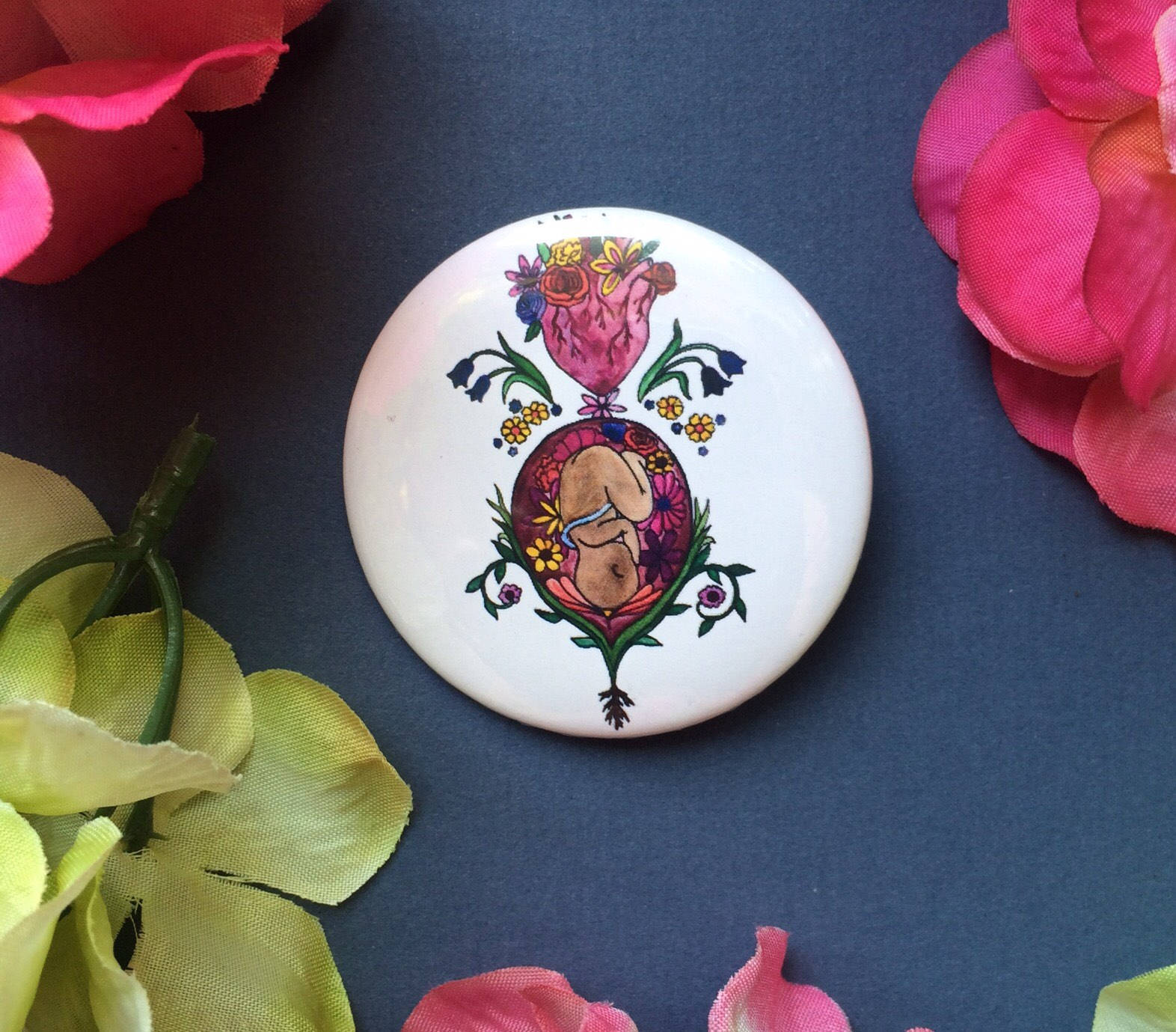 Alive Button Pin Midwife Doula Birth Art T For Midwife T For Doula