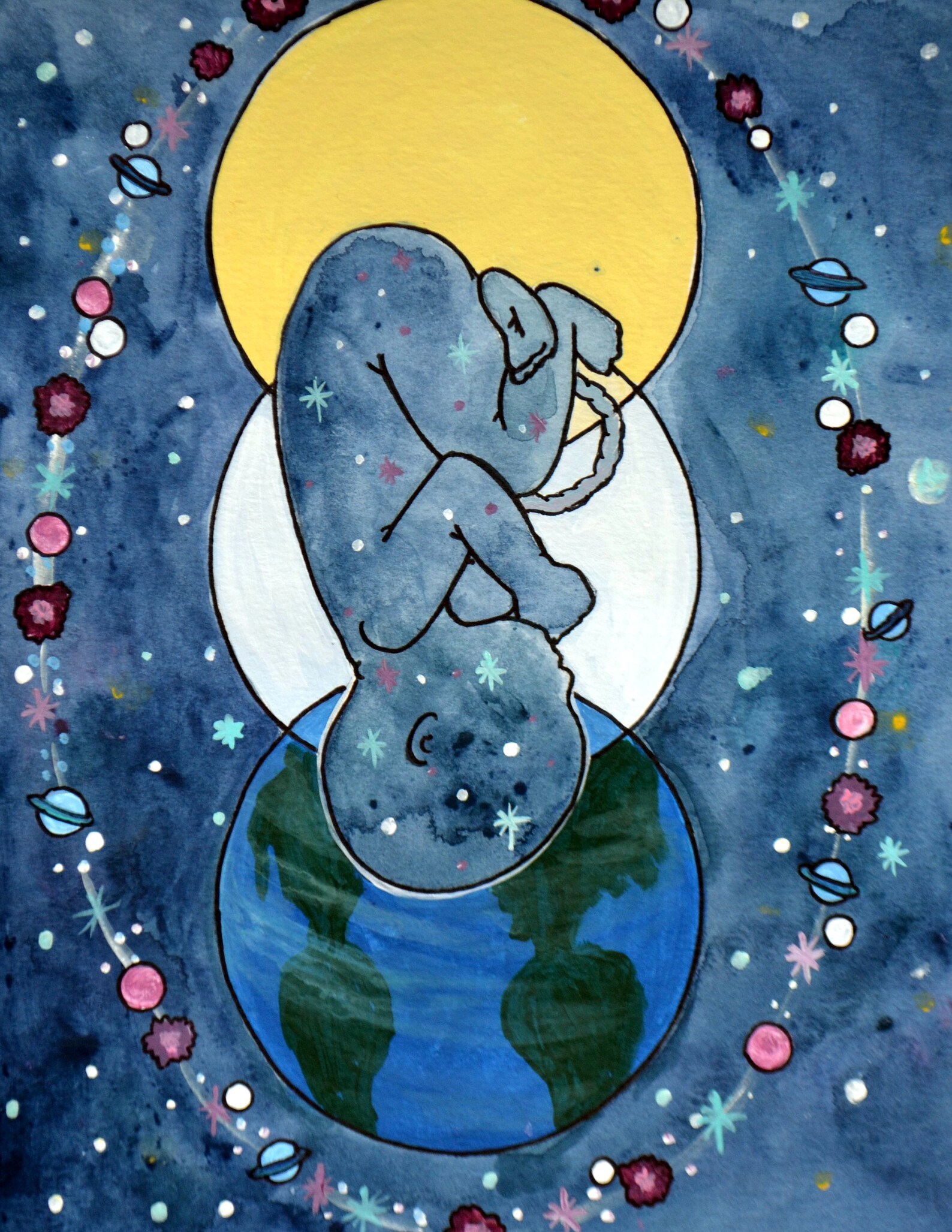 DIGITAL entrance Print/poster /birth Art/ - Etsy