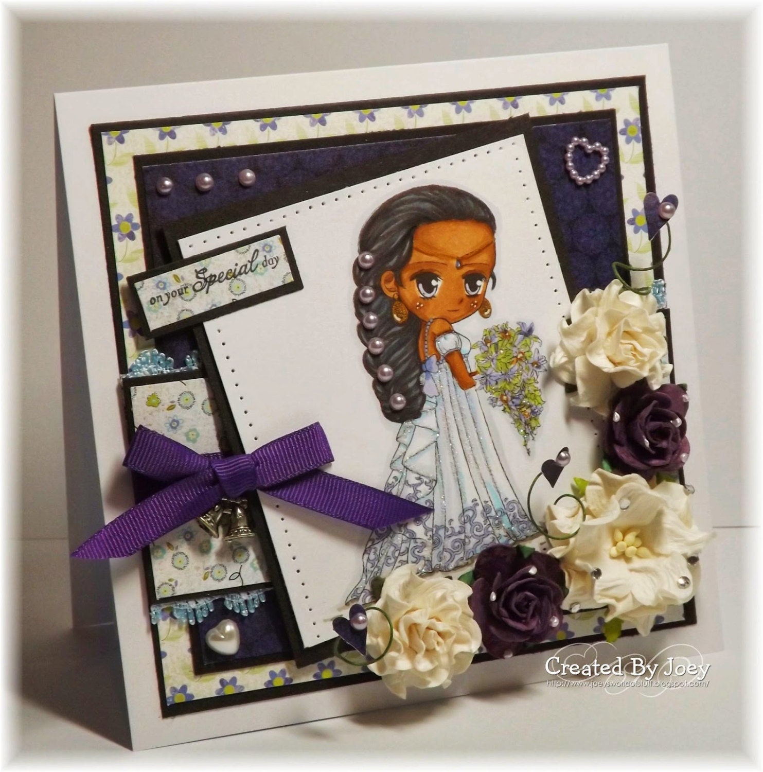 Digital Stamps Cute Anime Princess Girl, Bride Digi Stamp, Printable ...