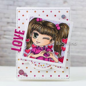 Valentine Digital Stamp Heart Sign25 Digi Stamp Printable - Etsy
