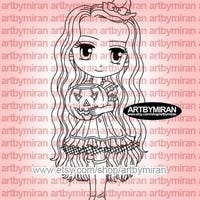 Autumn Digital Stamp-autumn's Memoirs112, Fall Digi Stamp, Printable ...