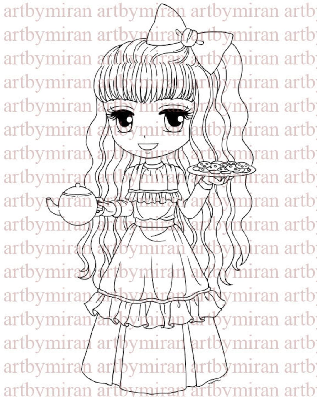 Digital Stamp-any One for Tea113, Digi Stamp, Printable Line Art for ...