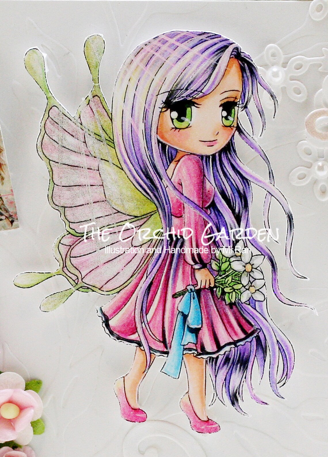Digi Stamp Fairy - Flutterby(#184), Fairytale Digital Stamp & Coloring ...