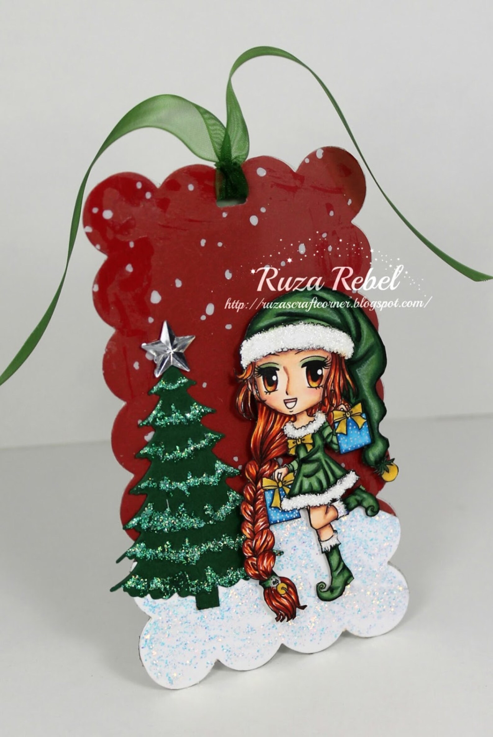Elf Digi Stamp, Christmas Digital Stamp - Elfie Elizabeth(#149 ...