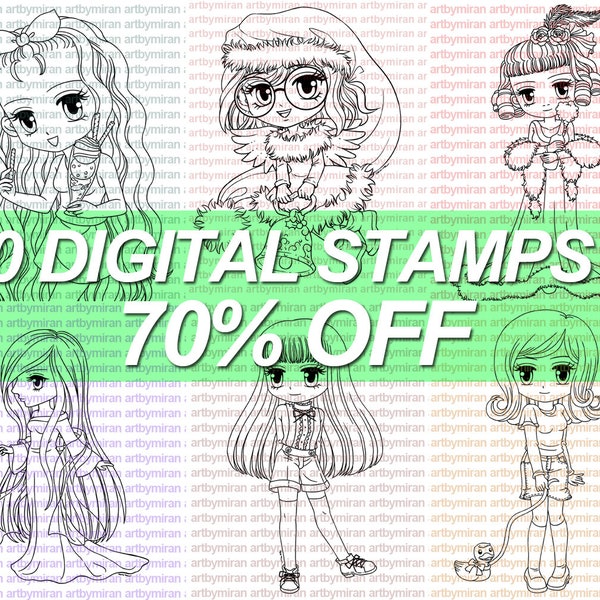 Christmas Digi Stamp - Etsy