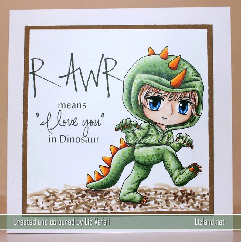 Digital Stamp Dino Danny ABM005 Digi Stamp Printable - Etsy Digital Stamp Dino Danny ABM005 Digi Stamp Printable - Etsy