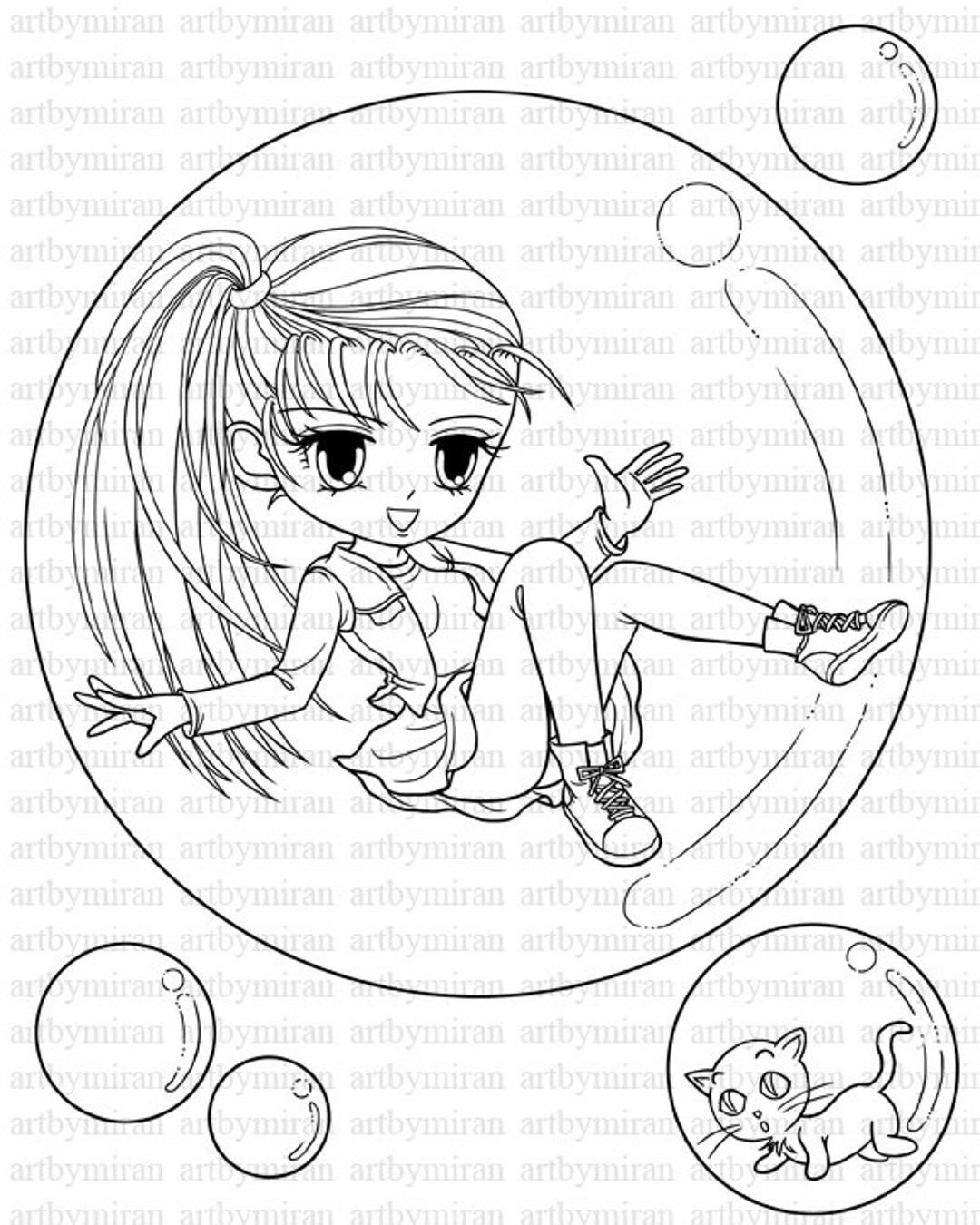 Ran Coloring Page
