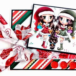 Elf Digi Stamp, Christmas Digital Stamp - Elfie Elizabeth(#149 ...