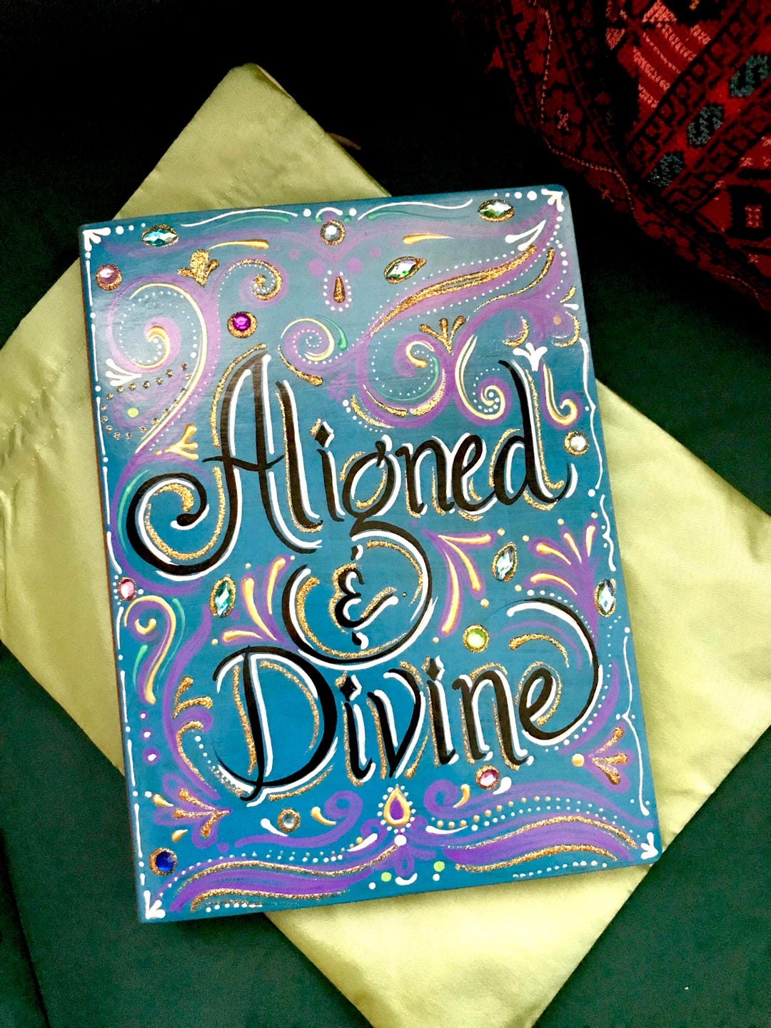 LARGE Hand Painted Journal 8.5x11 360 Lined Pgs. - Etsy