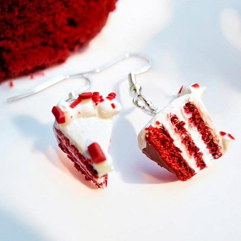 Red Velvet Cake Clay - Etsy