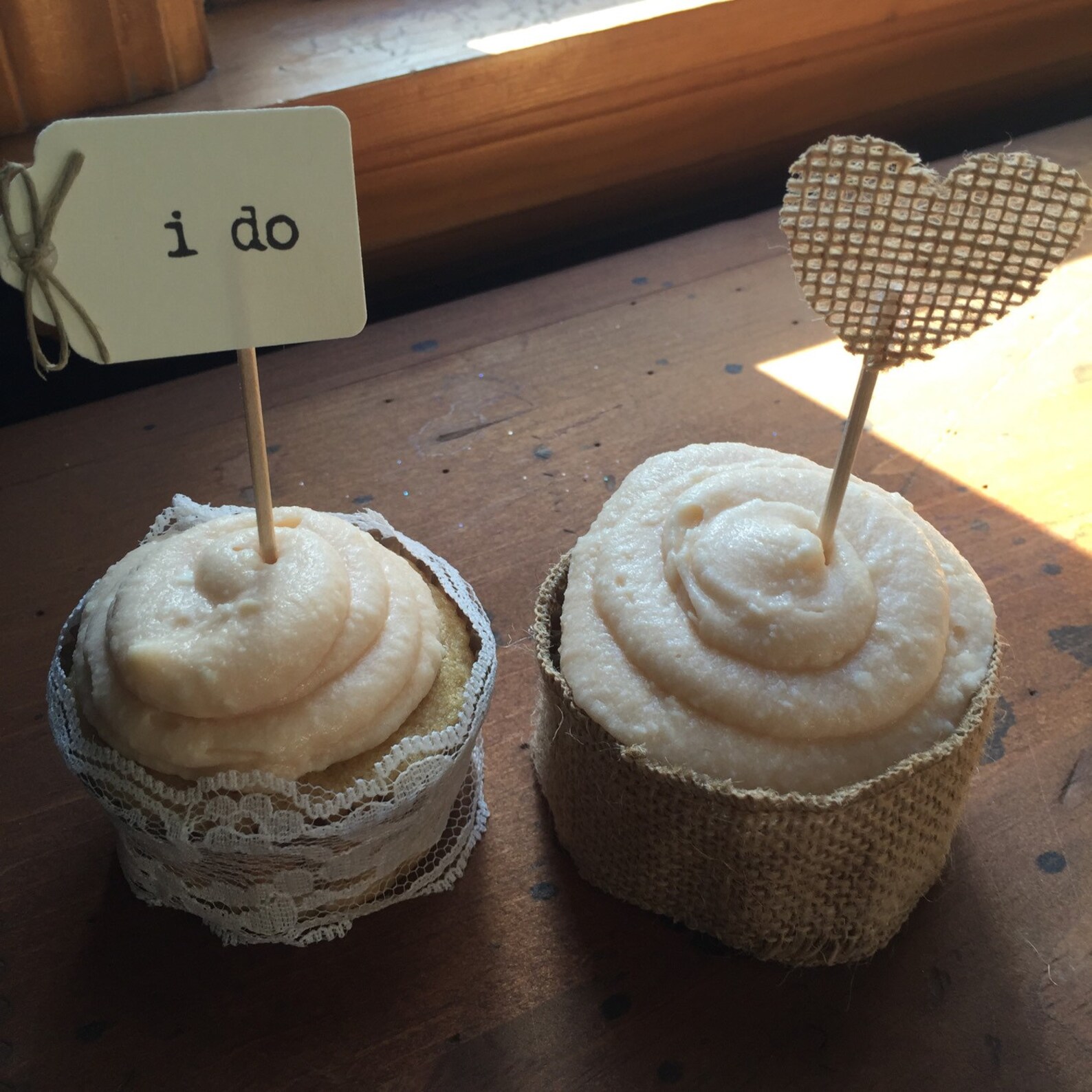 Burlap Cupcake Wrapper 12 Rustic Cupcake Wrapper Rustic | Etsy