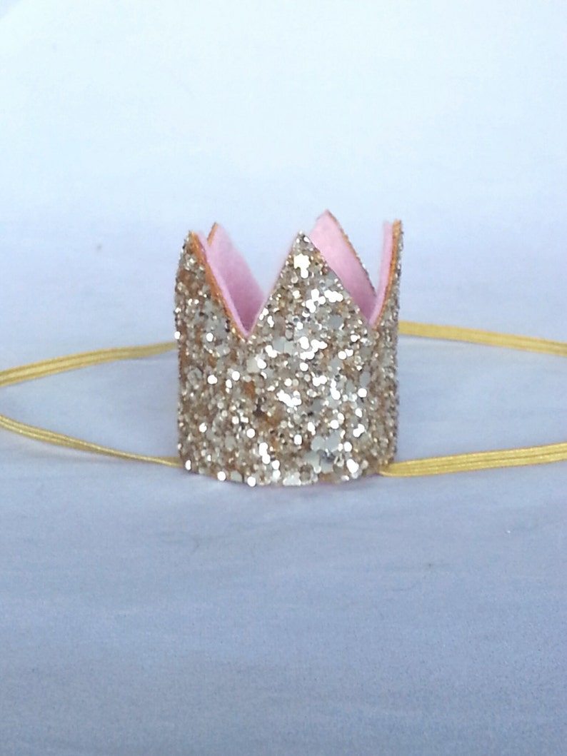 Mini Baby Crown Mini Glittery Girl Crown Headband Baby - Etsy