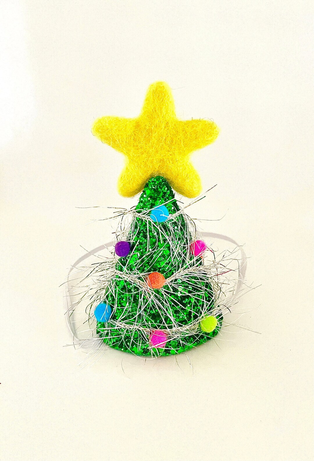 Christmas Tree Party Hat | Christmas Hat| Dog Hat | Puppy Birthday ...