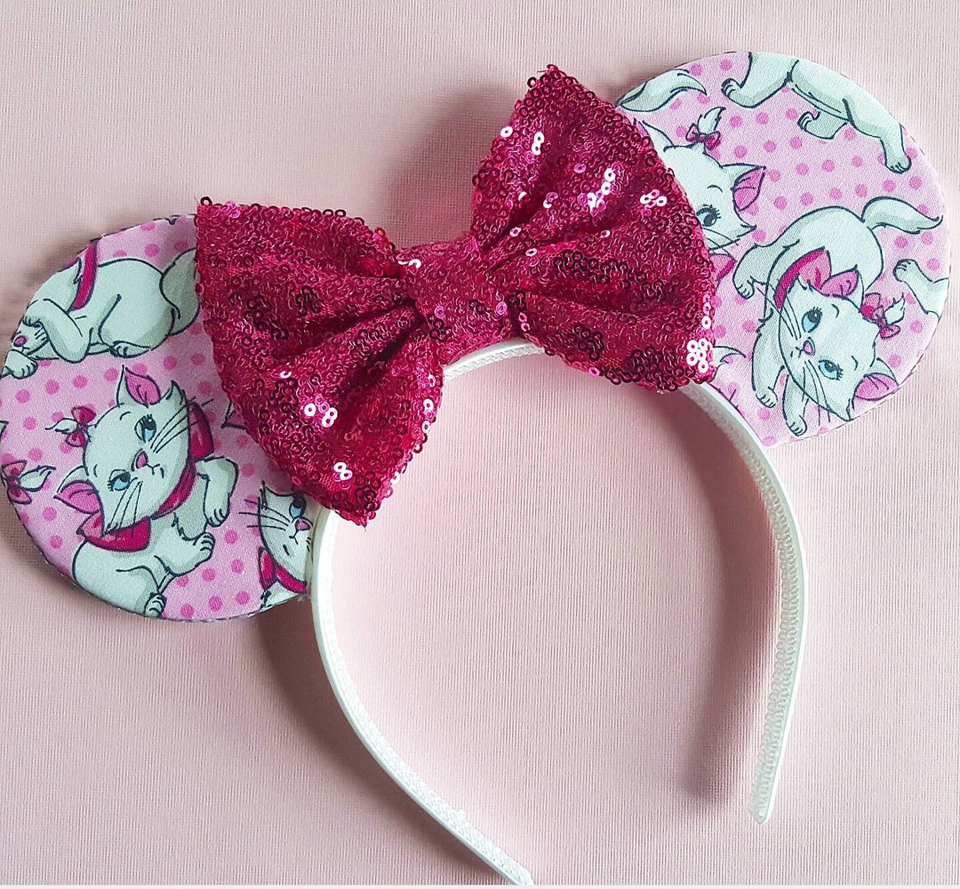 Marie Mouse Ears Ears Mouse Ears Mouse Ears Headband Marie Ears Sparkle ...