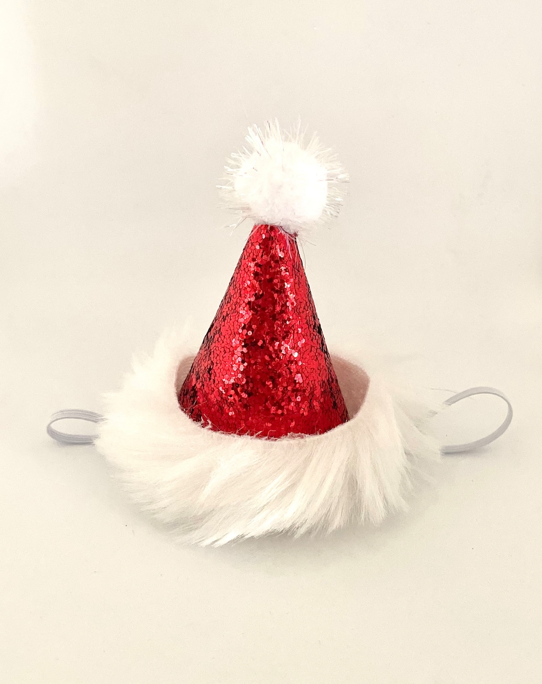 Mini Santa Hat Party Hat Christmas Hat Dog Hat Puppy Birthday Hat ...