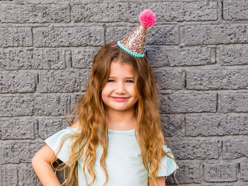 Glittery Birthday Hat Party Hat 30th Birthday First - Etsy